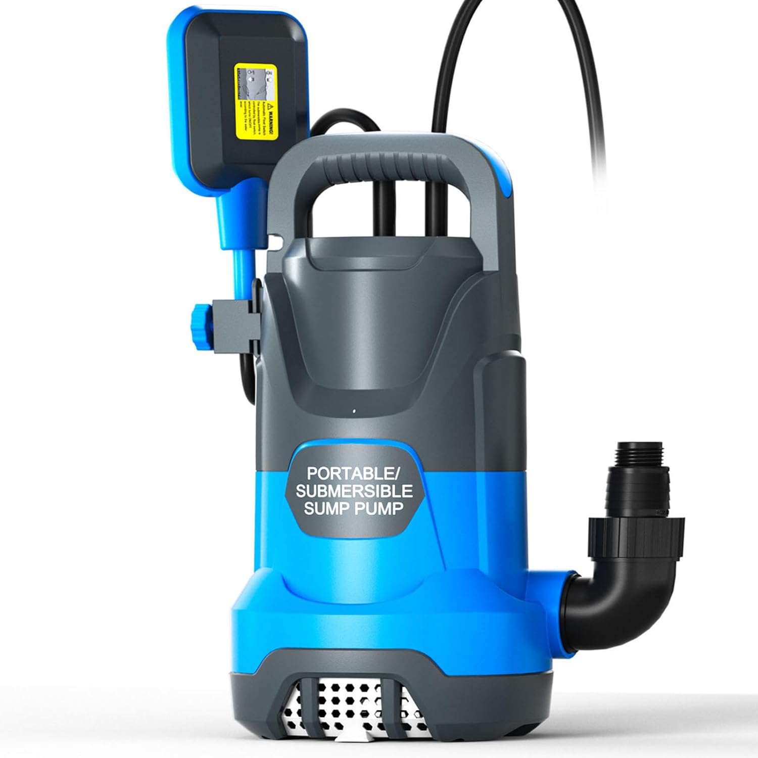 PANRANO Sump Pump Submersible Water Pump 1/4HP 2000GPH with Float ...