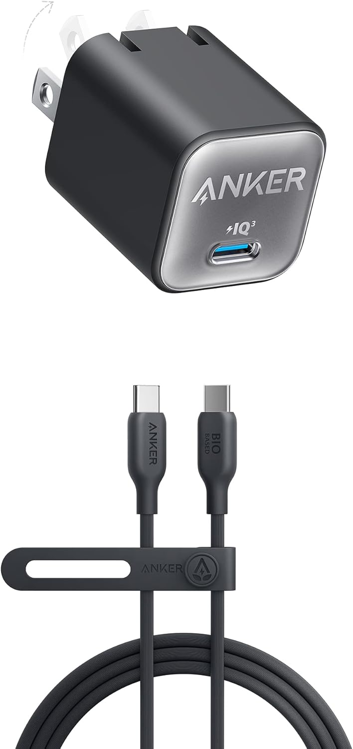 Amazon.com: Anker Cable USB C a USB C 543 (100 W 6 pies), cable de ...