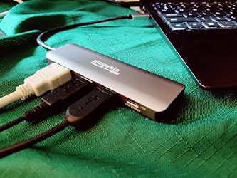 Amazon.com: Plugable USB C Hub Multiport Adapter, 4 in 1, 100W Pass ...