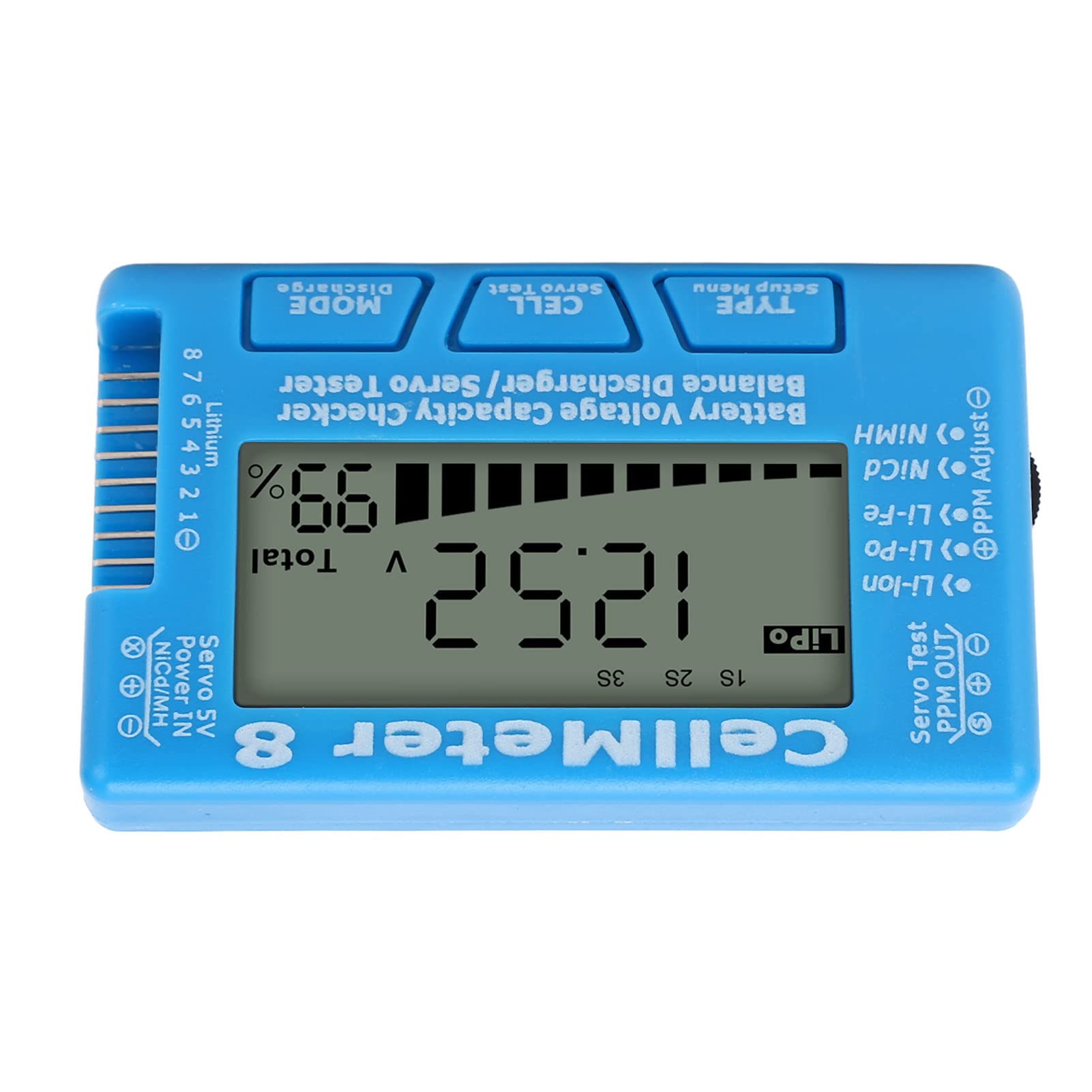 Amazon.com: Kadimendium Digital Battery Capacity Checker Tester ...