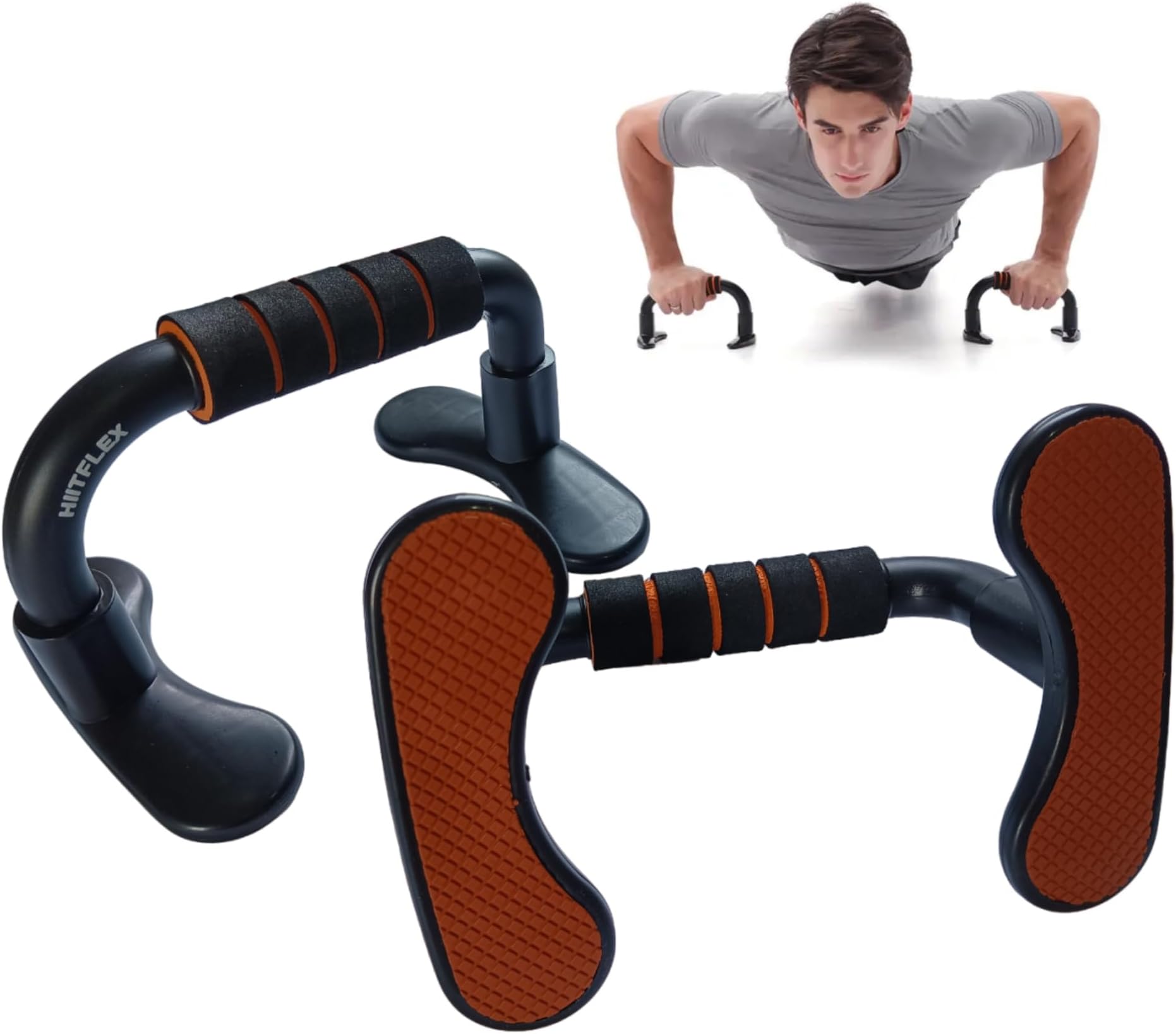 Buy HIITFLEX Pushup bar, Pushup stand, Abs Plastic-foam handle Pushup ...