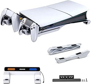 Amazon.com: NexiGo PS5 Accessories Essential Kit, Charging Dock Kit for Horizontal PS5 Slim ...