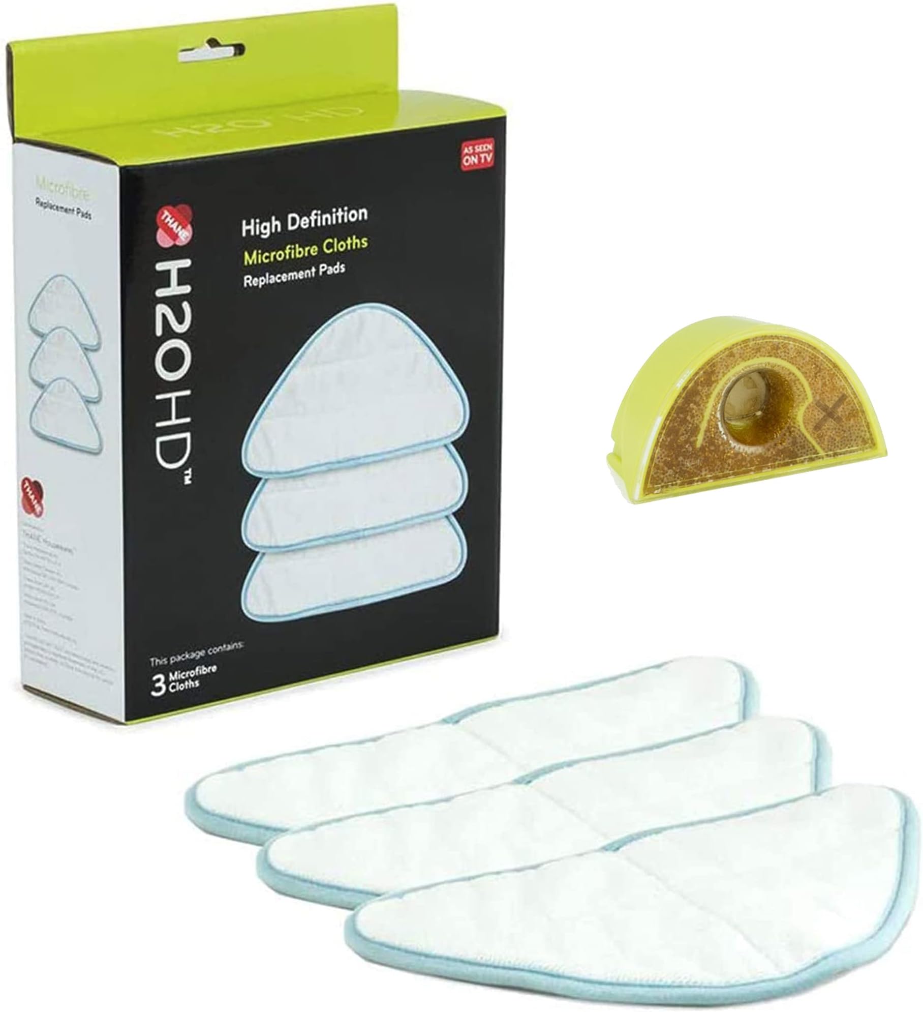 H2O HD Microfibre Cloth Pack & Water Filter - Reusable Accessory Bundle ...