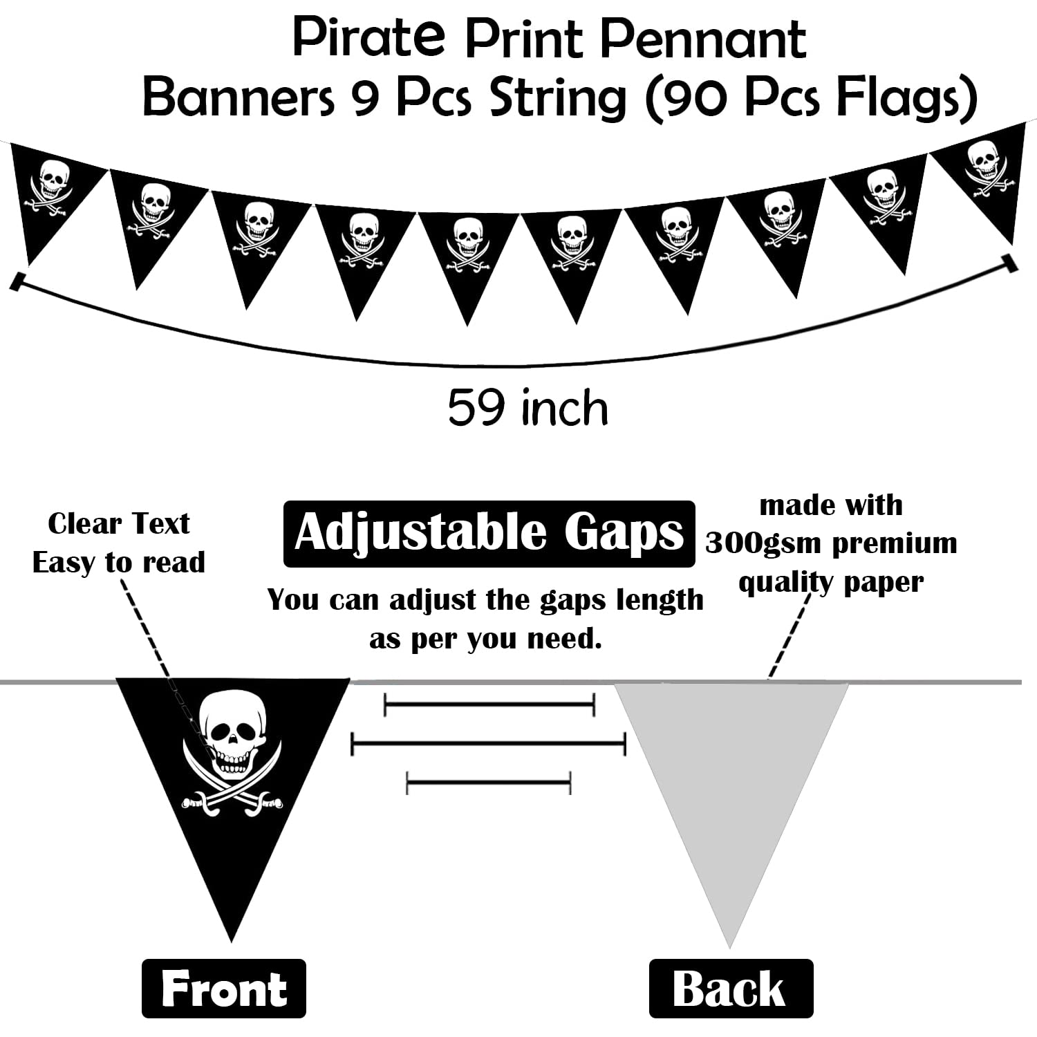 Pirates Triangle Banner
