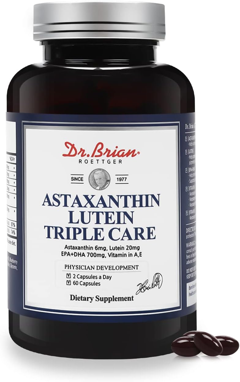 Amazon.com: Dr.Brian Vitamins Eye Lutein & Astaxanthin Complex ...