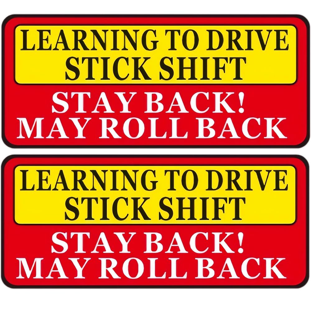 Amazon.com - Student Driver Sticker,Learning to Drive Stick Shift Stay ...