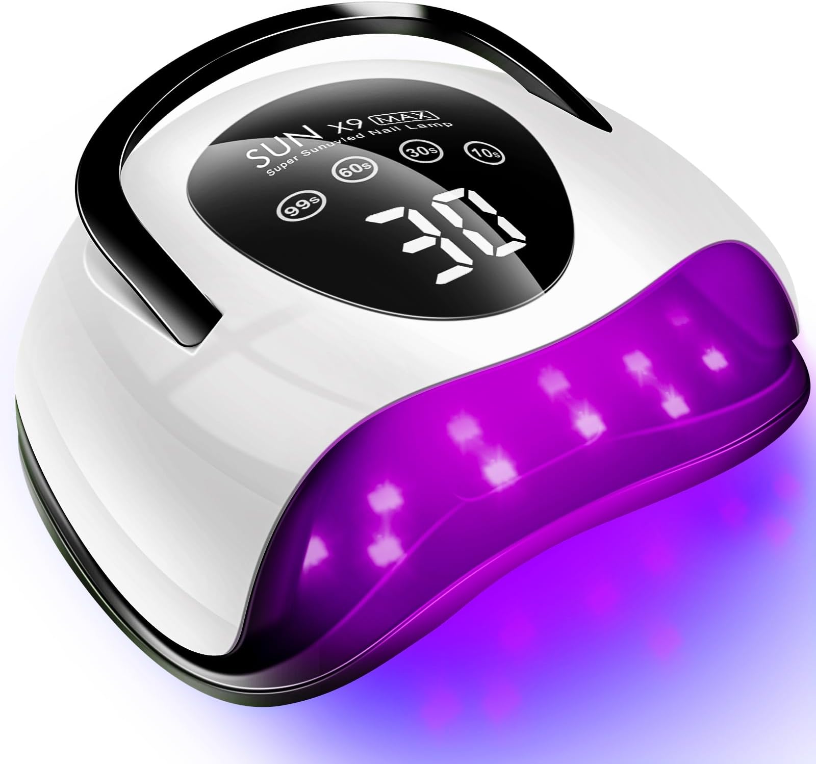 Amazon.com: 268W UV LED Nail Lamp, LKE Nail Dryer for Gel Polish, 4 ...