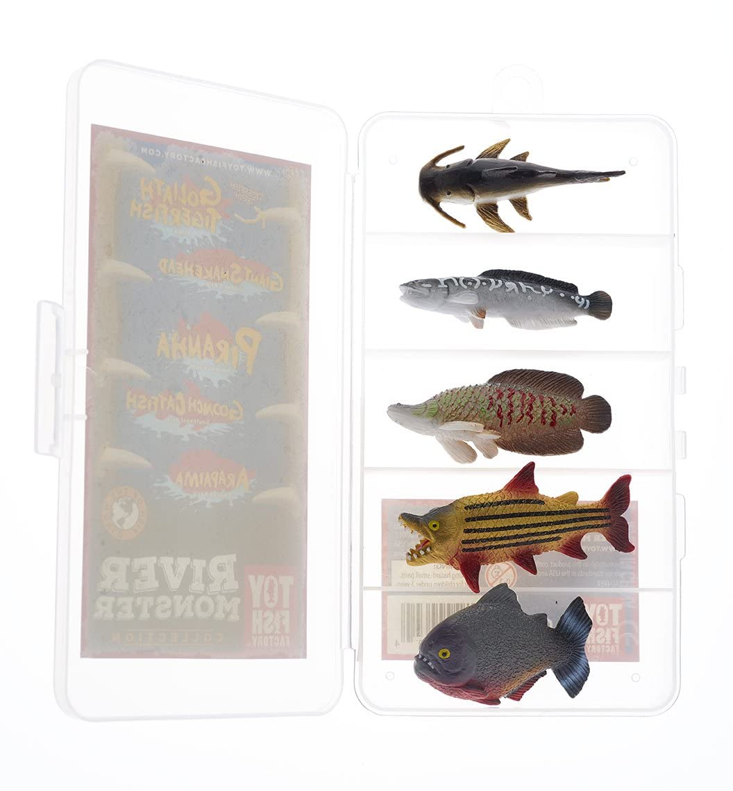 Buy River Monster Collection Toy Fish Set | Piranha Toy | Fish Cake ...