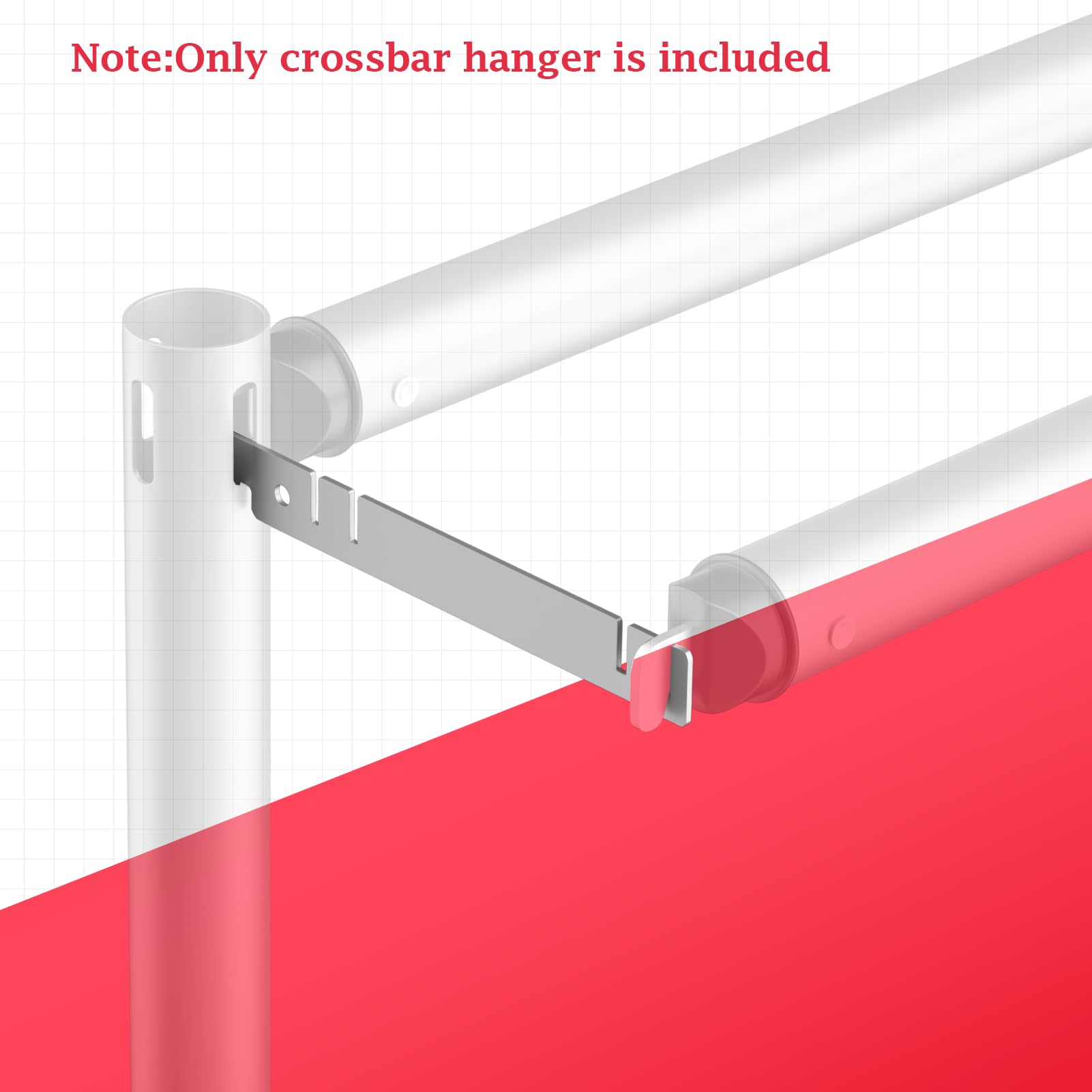 Snapklik.com : EMART 9in Adjustable Crossbar Hanger For Pipe And Drape ...