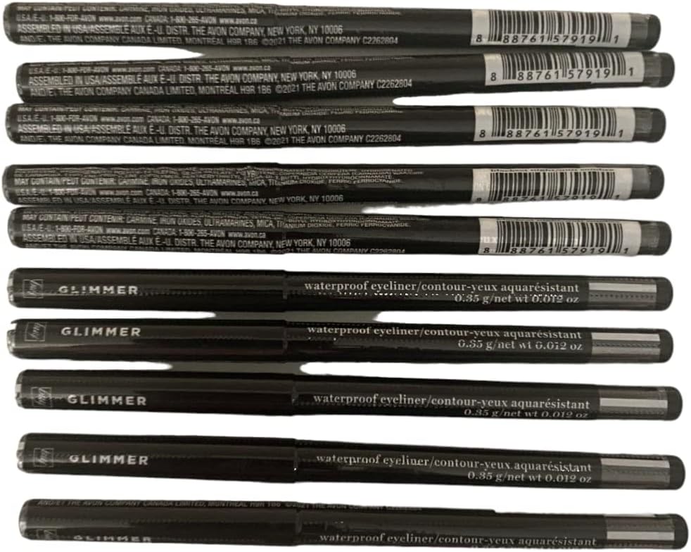 Amazon.com : Lot of 3 - Avon Glimmersticks Waterproof Eye Liner ...