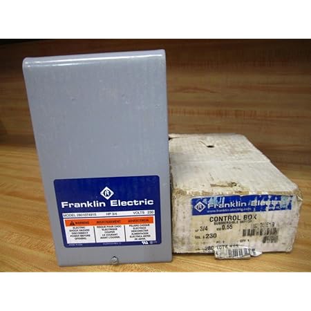 FRANKLIN ELECTRIC 1 HP Submersible Water Pump Control Box - - Amazon.com