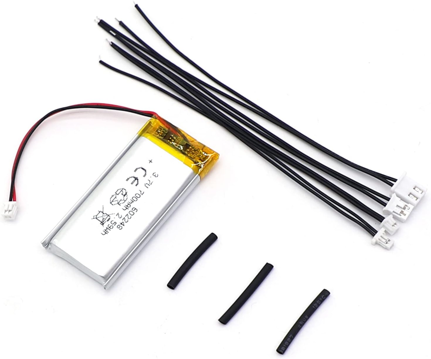 SHAWOROCE 602248 3.7V 700mAh Li-Po Battery Replacement fits Sena SMH10 ...