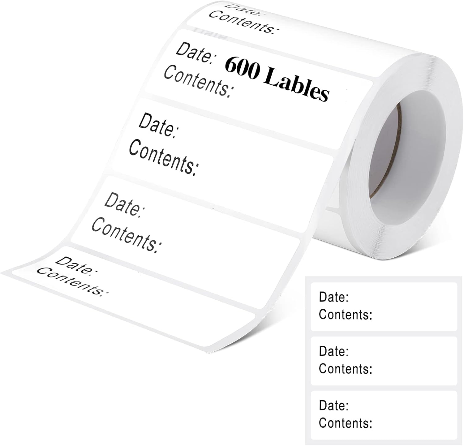 Amazon.com: 600Pcs Removable Freezer Labels,1 x 3 Inch Food Storage ...