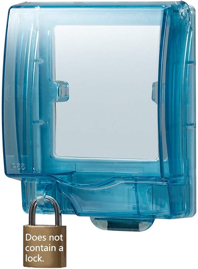 Baby Safety Electric Plug Socket Cover Weatherproof Single Switched ...