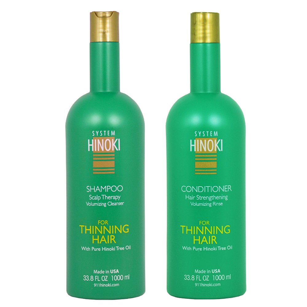 Amazon.com : Hayashi Hinoki Shampoo & Conditioner "Combo" for Thinning ...