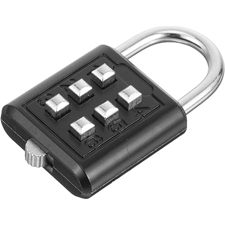 HAPINARY Digital Padlocks Gym Locker Resettable Combination Lock ...