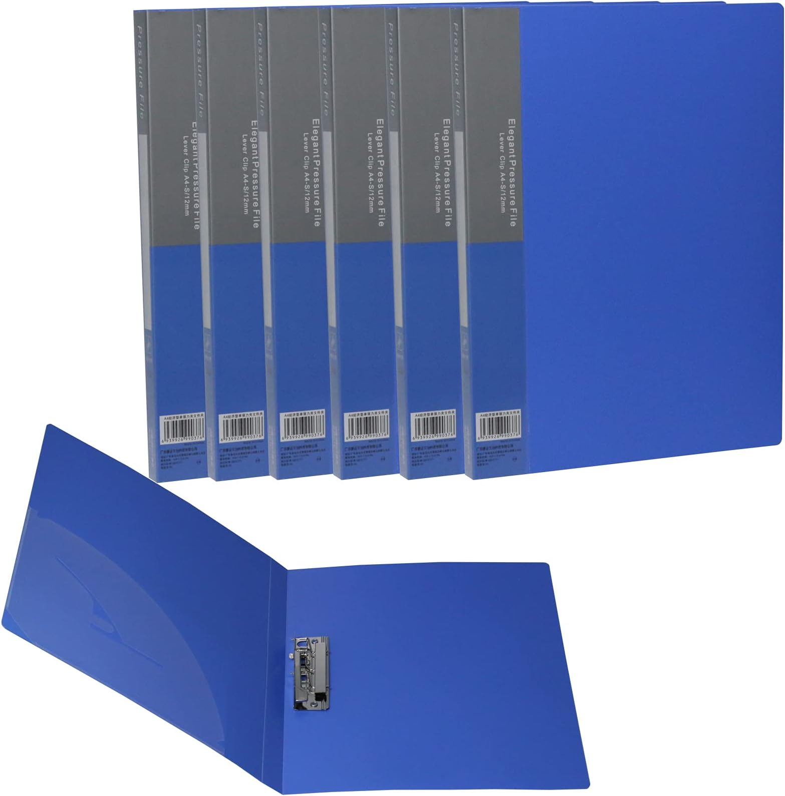 Amazon.com : Teling 12 Pack Punchless Clamp Binder Folder 8.5X 11 Inch ...