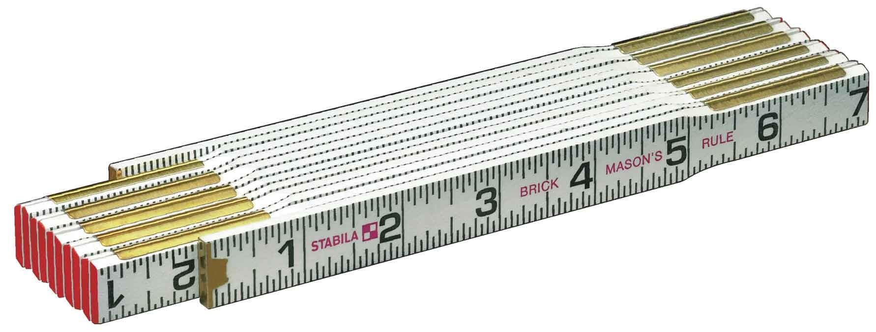 Amazon.com: STABILA 600-80001 Masons Folding Ruler : Tools & Home ...