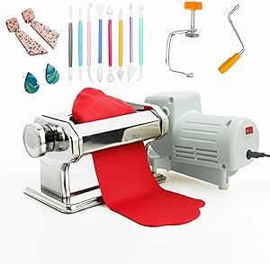 Amazon.com: Electric Polymer Clay Roller Machine, Dual Mode Clay Press ...
