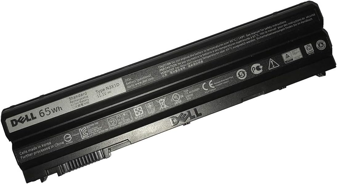 Amazon.com: DELL N3X1D 2VYF5 T54FJ Battery 11.1V 65Wh For DELL Latitude ...