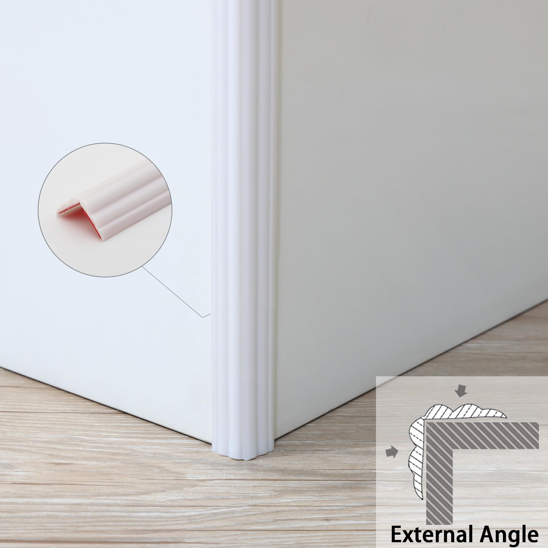 Snapklik.com : Coengwui Multifunctional Corner Guards, Peel And Stick L ...