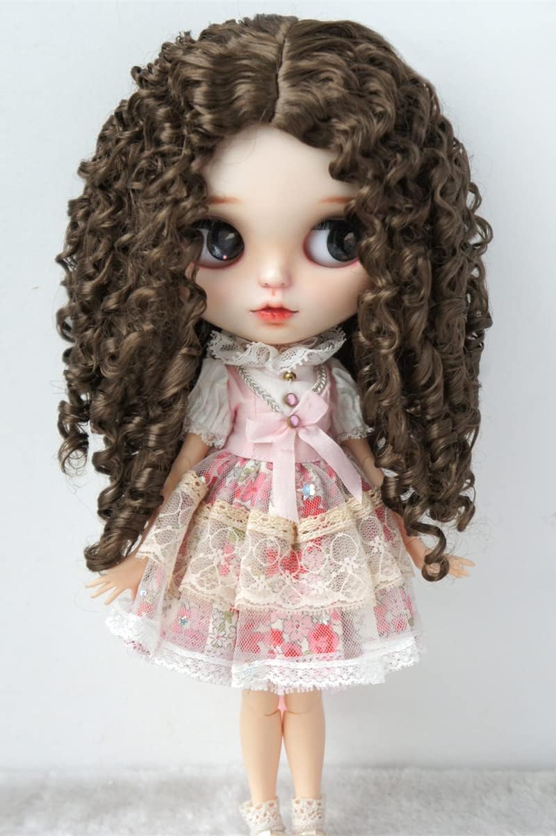 Amazon.com: JD073 9-10inch 23-25cm QBaby Eldorado Parting Long Curly ...