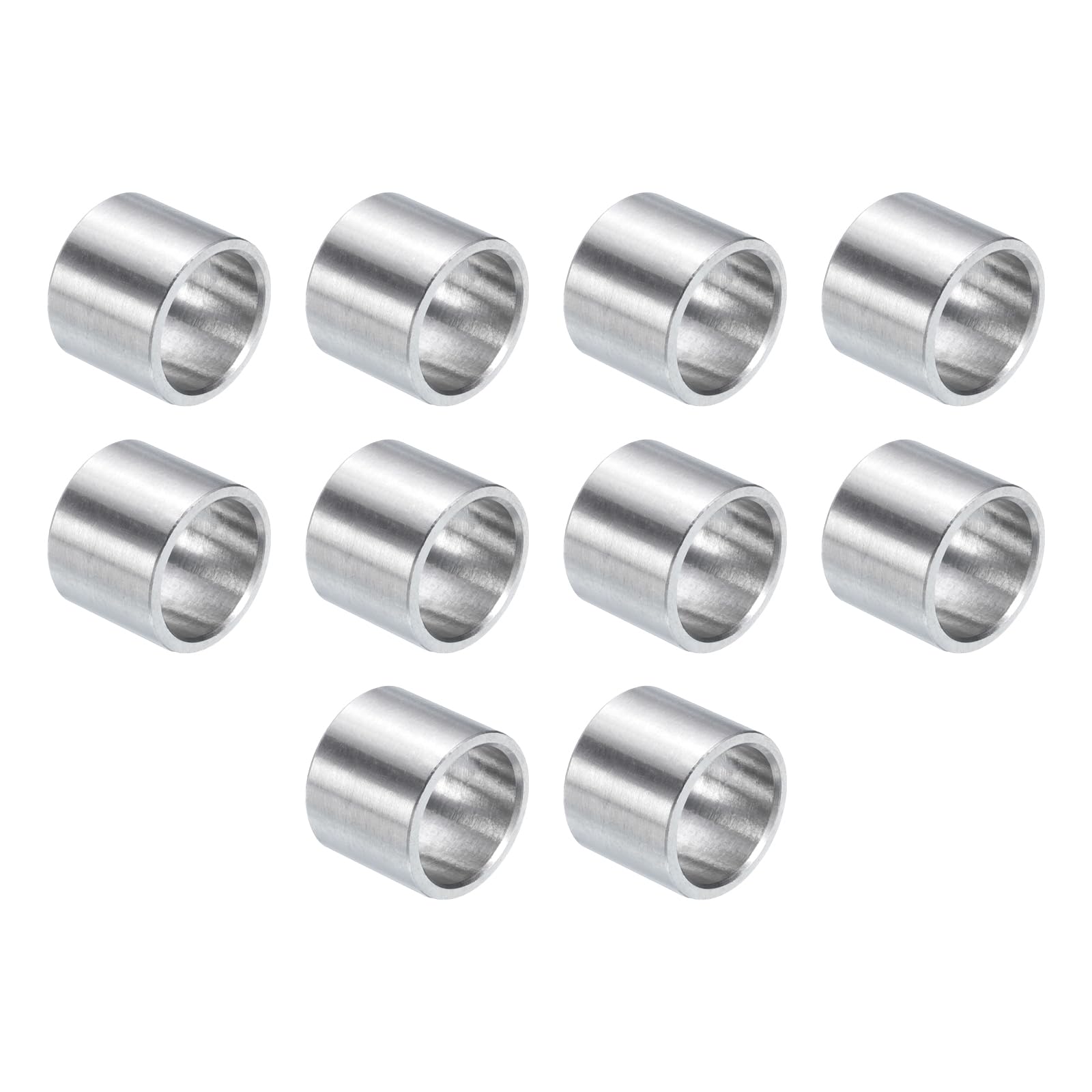 Amazon.com: uxcell 10pcs Stainless Steel Spacer 12mm Bore x 15mm OD x ...