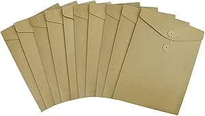 10 Pack Kraft Paper File Folder A4 Size Vertical Document Bill Resume ...