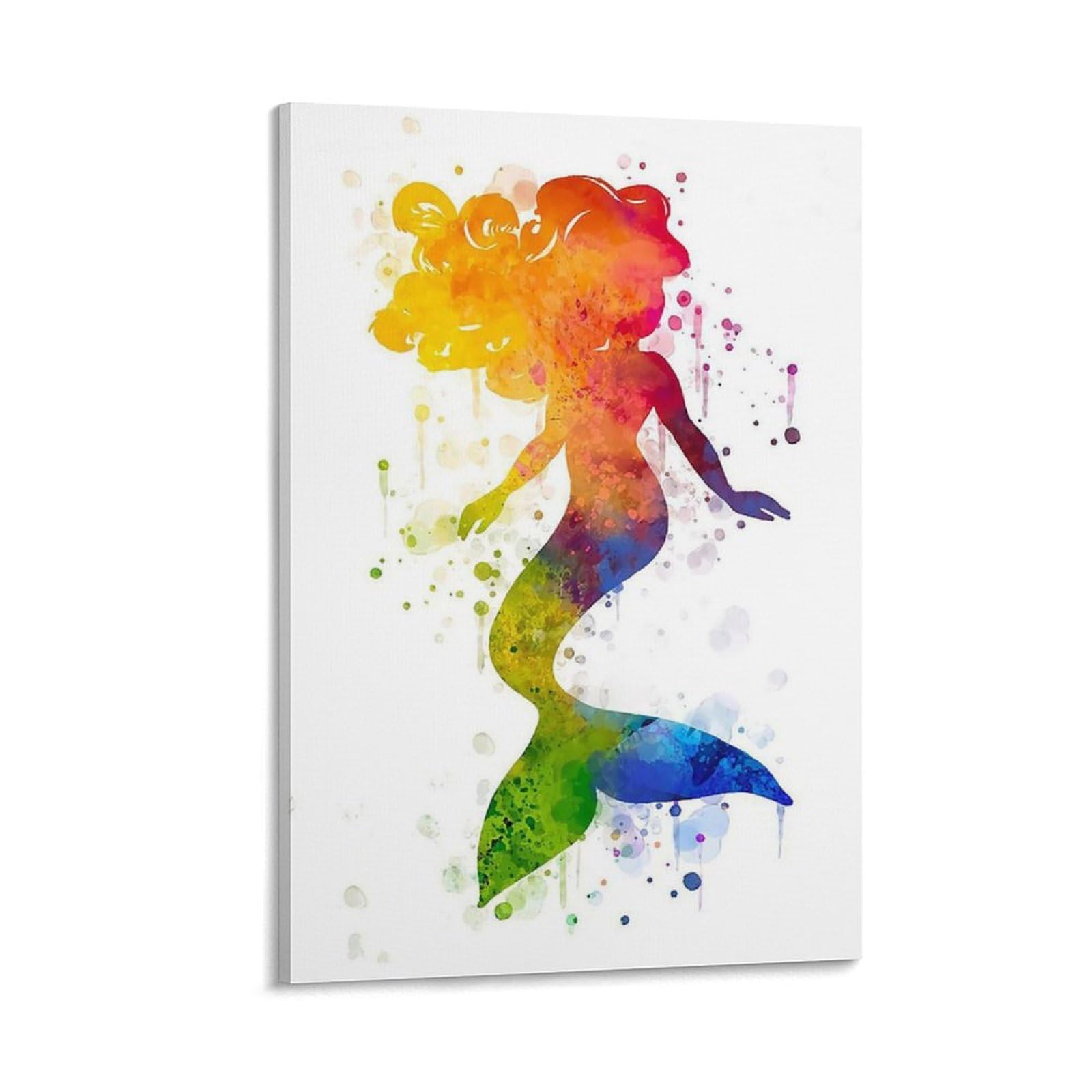 Vintage Mermaid Print