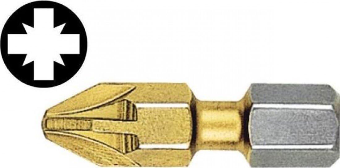 Witte Titanium Screwdriver Bits (Card2) Pozidriv 3 Point 25mm : Amazon ...