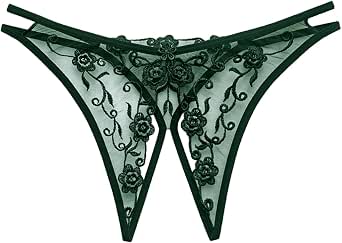 Amazon.co.jp: Chrome Crane LW196 Women's T-back, Floral Pattern, Open ...