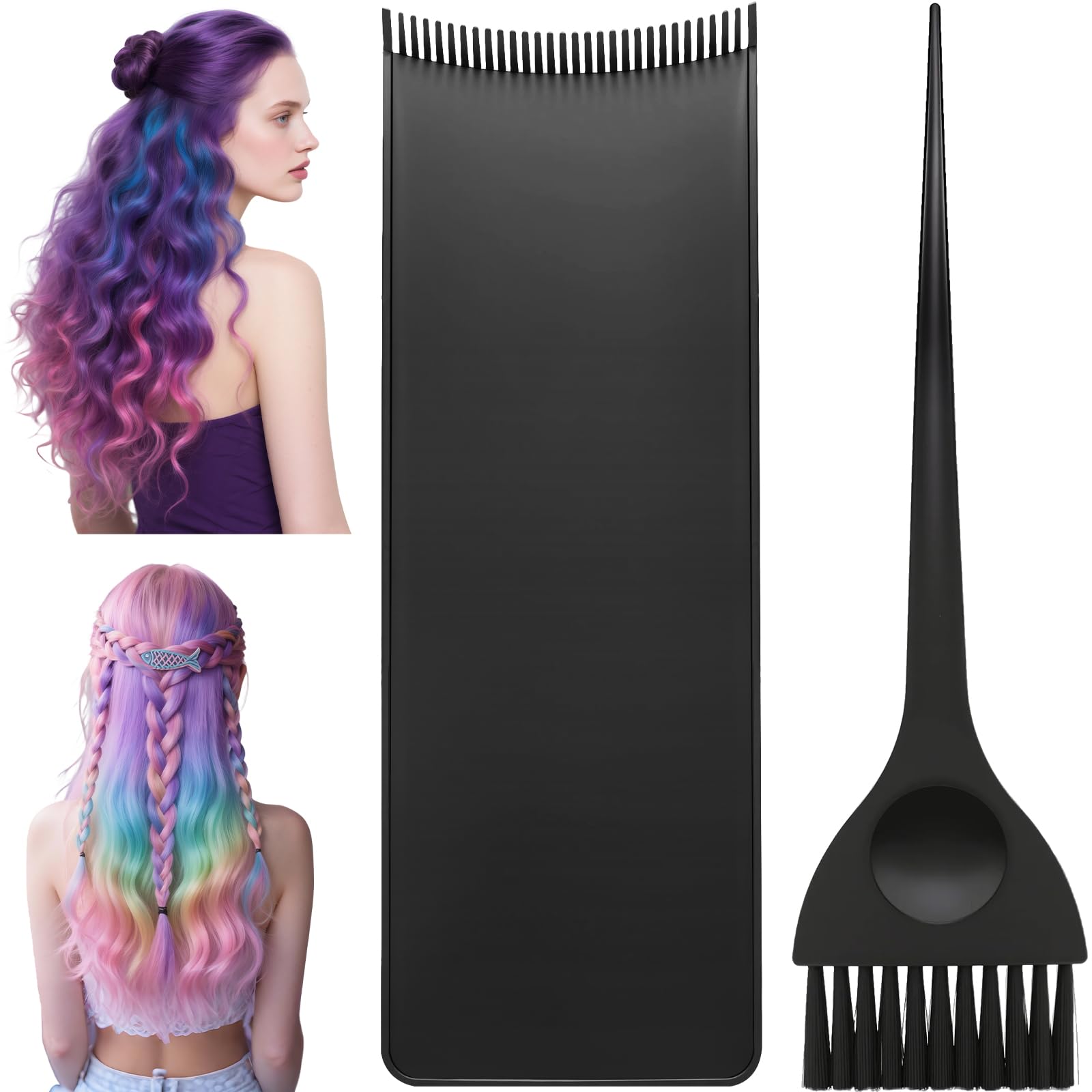 Snapklik.com : 2 Pcs Highlighting Board Kit, Balayage Board Hair Coloring