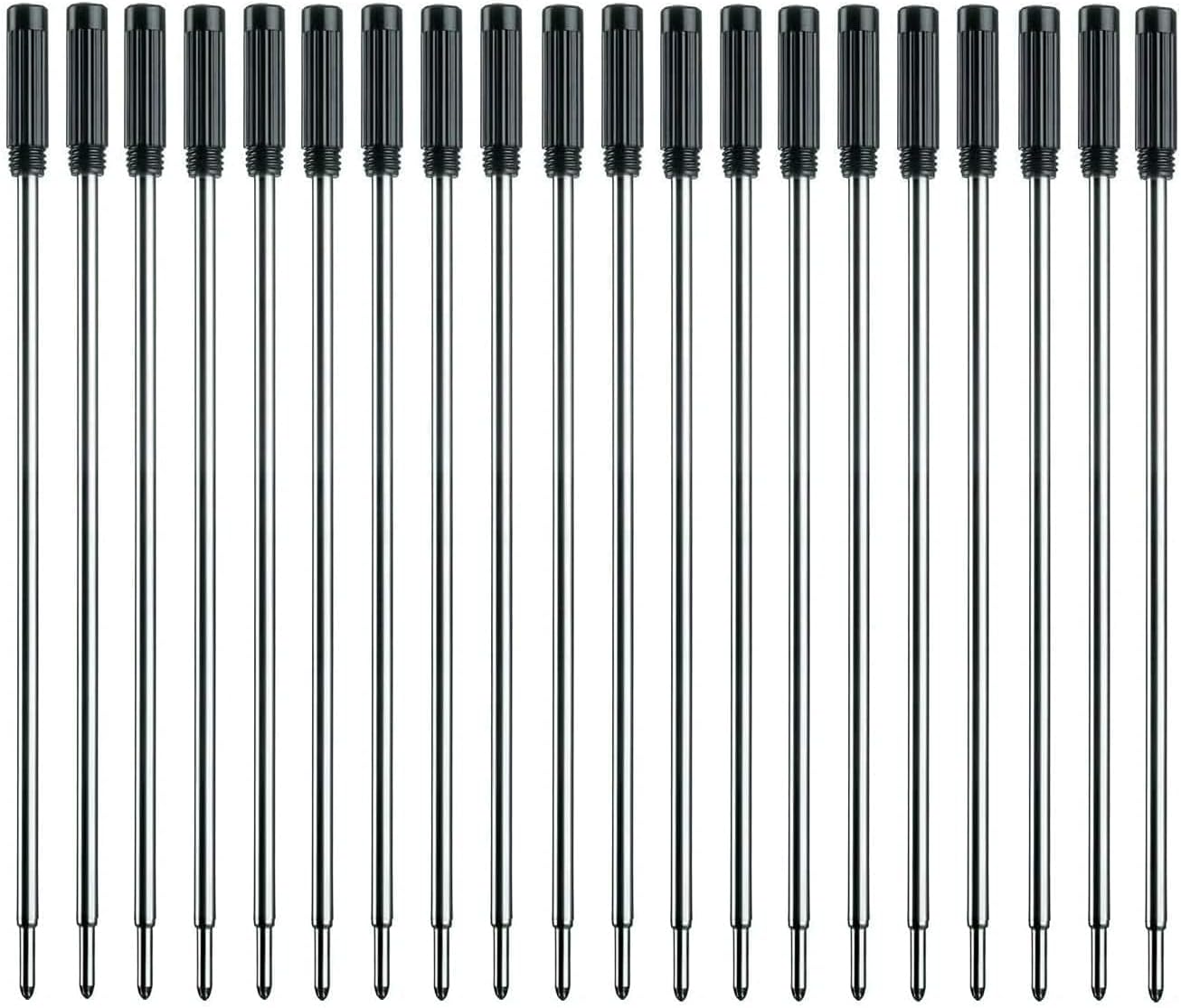 MengRan 4.5'' Ballpoint Ink Pen Refills for Twist Pens,Medium Point ...