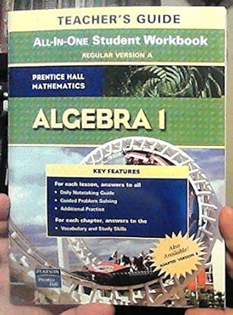 Amazon.com: Prentice Hall Mathematics Algebra 1 Teacher's Guide: All-in ...