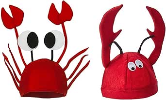 Amazon.com: NA1 Novelty Party Hats Funny Costume Hats, Crab Hat ...