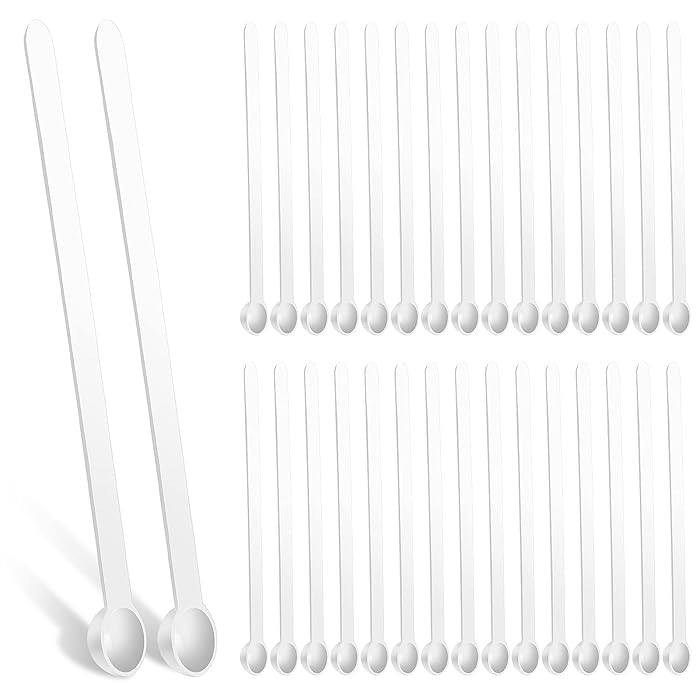 Buy ASTER 1/32 Micro Plastic Measuring Spoons 150 Milligram Long Handle ...