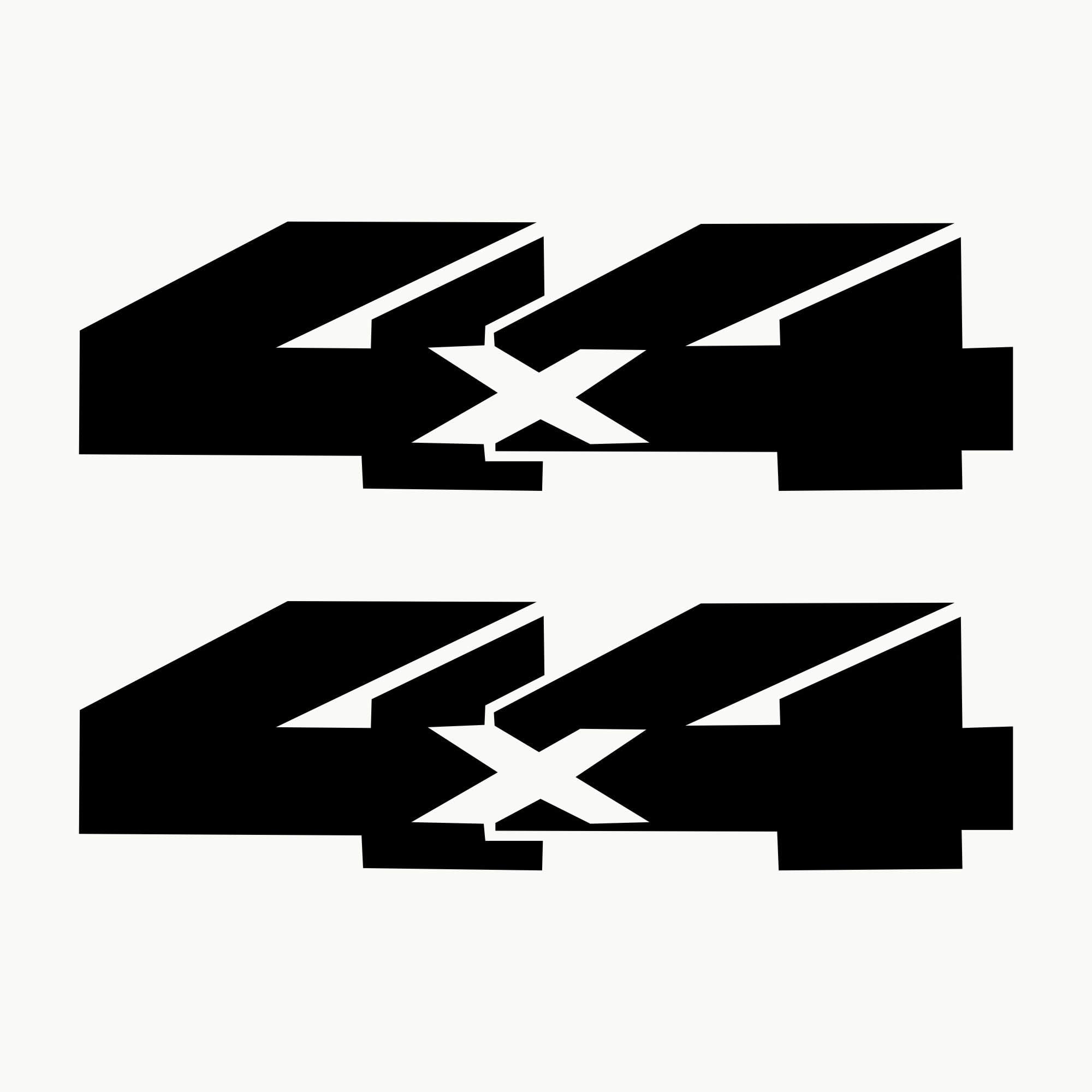 Autodomy Autocollants 4X4 Tout Terrain Off Road 2 Unités | Stickers 4x4 ...