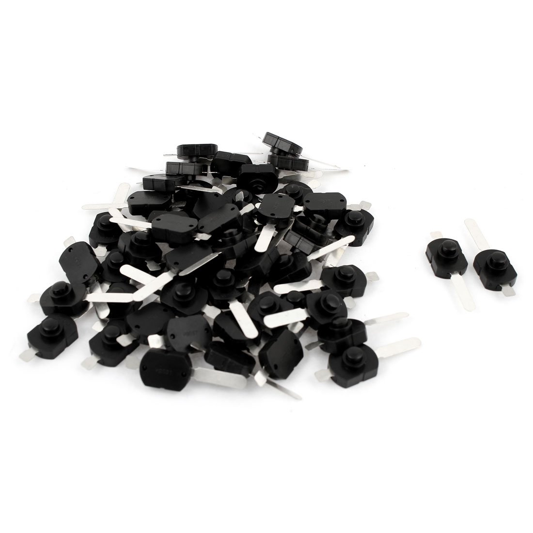 2 Pin Self-Locking Push Button Tactile Tactile Switches, 17 x 12 x 10mm ...