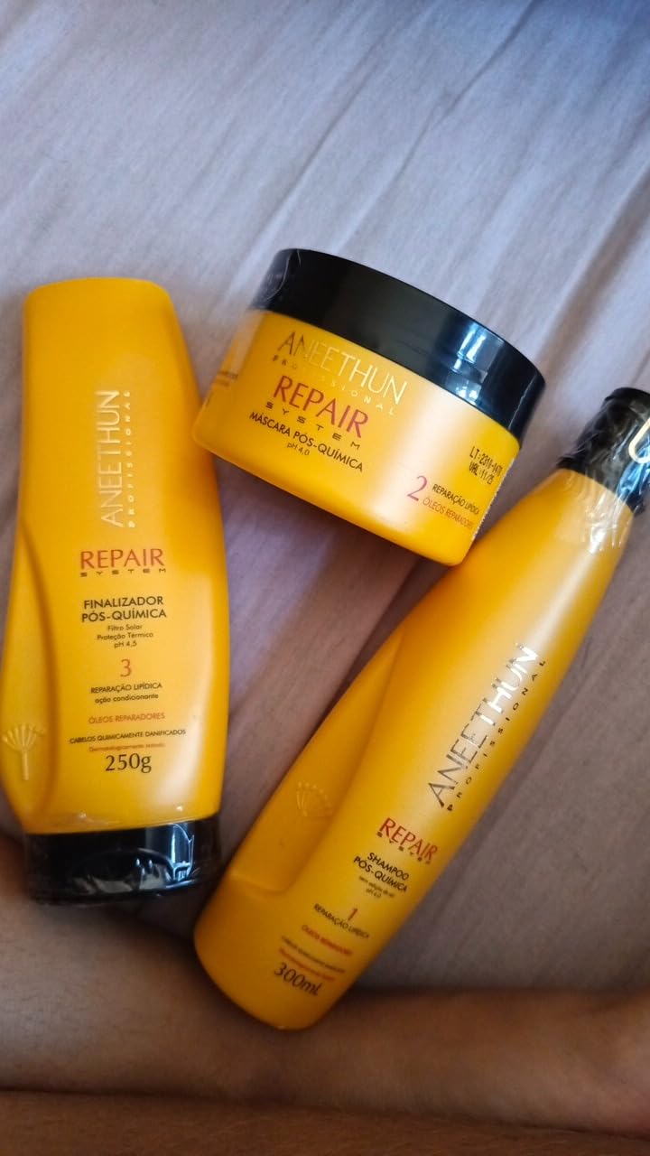 Kit Linha Repair System Shampoo 300mL, Máscara 250g e Finalizador 250g ...