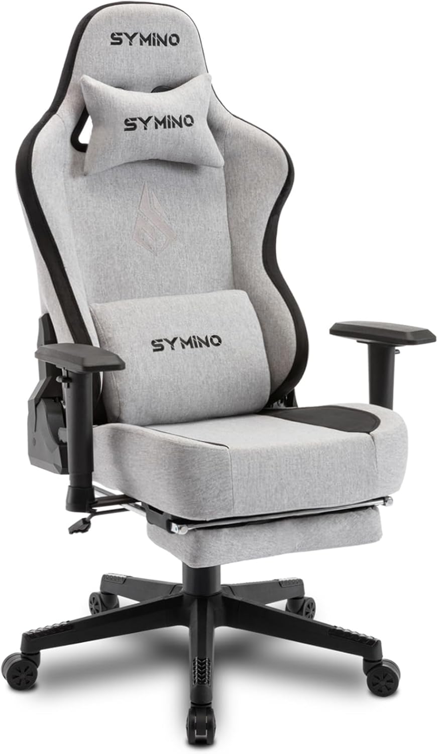 Amazon.com: symino Gaming Chair Breathable Fabric Office Chair ...