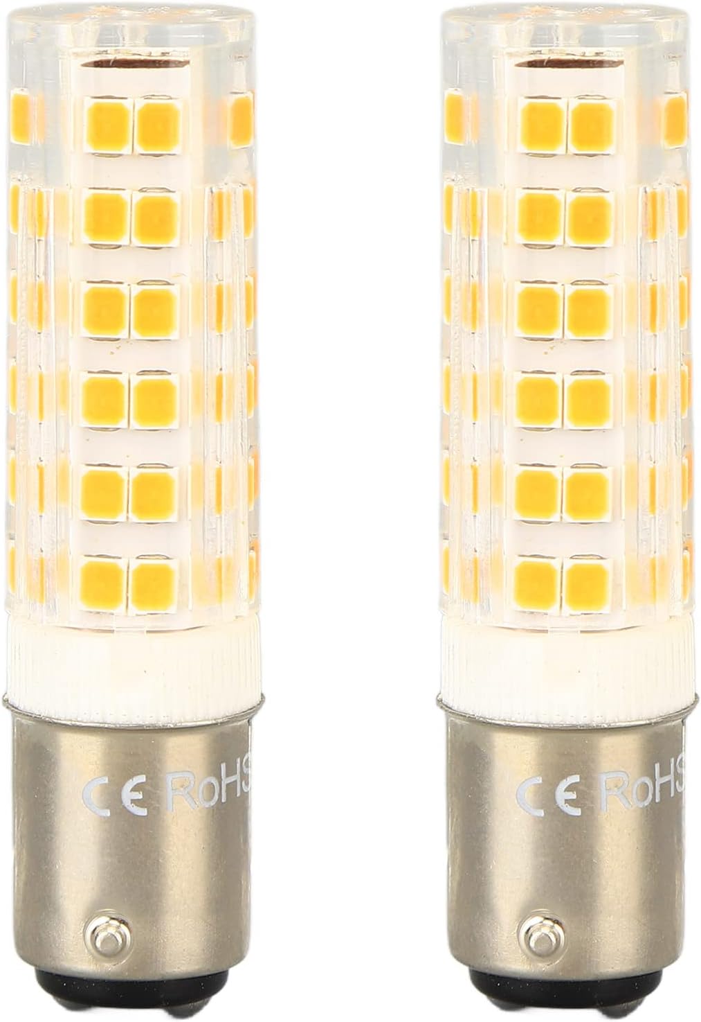 Hyuduo 2pcs BA15D Dimmable Bulbs 6W 540LM Warm Light Double Bayonet ...
