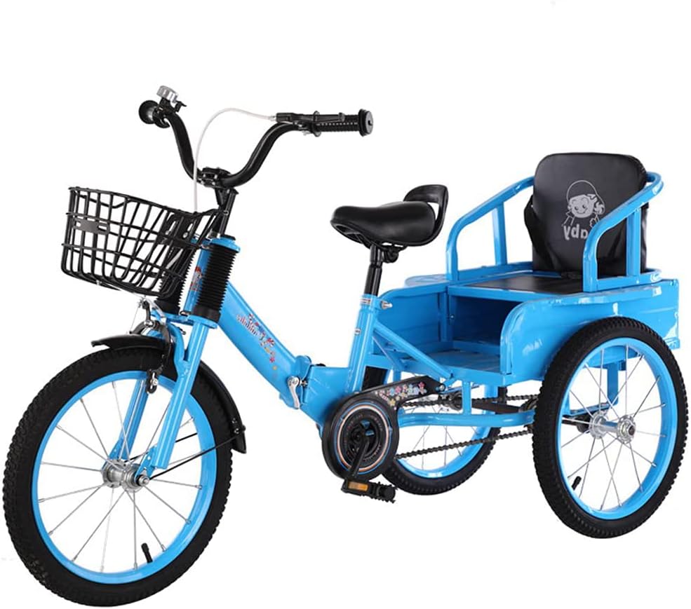 Amazon.com: ShuanOzx 16Inch Foldable Tricycle for Kids, Safe High ...