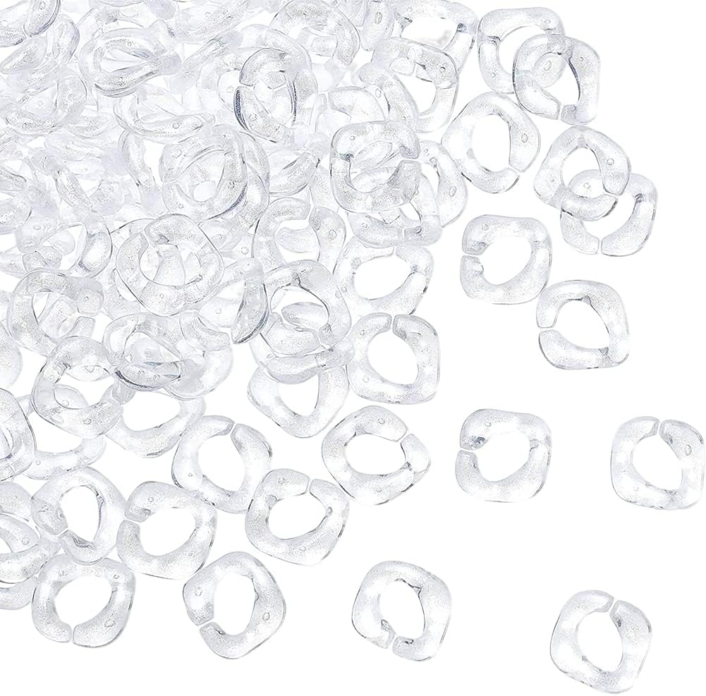 Amazon.com: SUPERFINDINGS 240Pcs 6 Style Opaque Spray Painted Acrylic ...