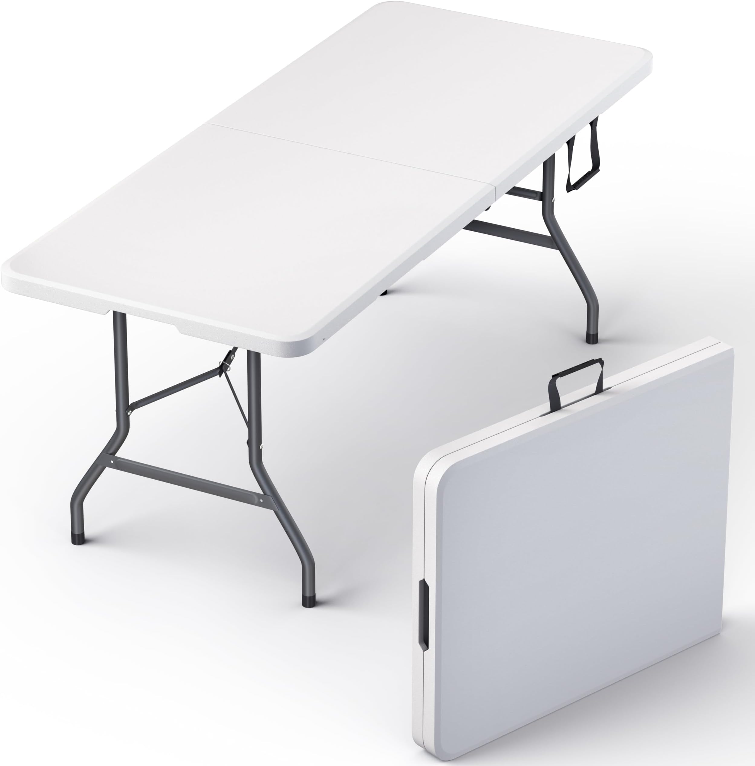 Amazon.com: Best Choice Products 6ft Plastic Folding Table, Indoor ...