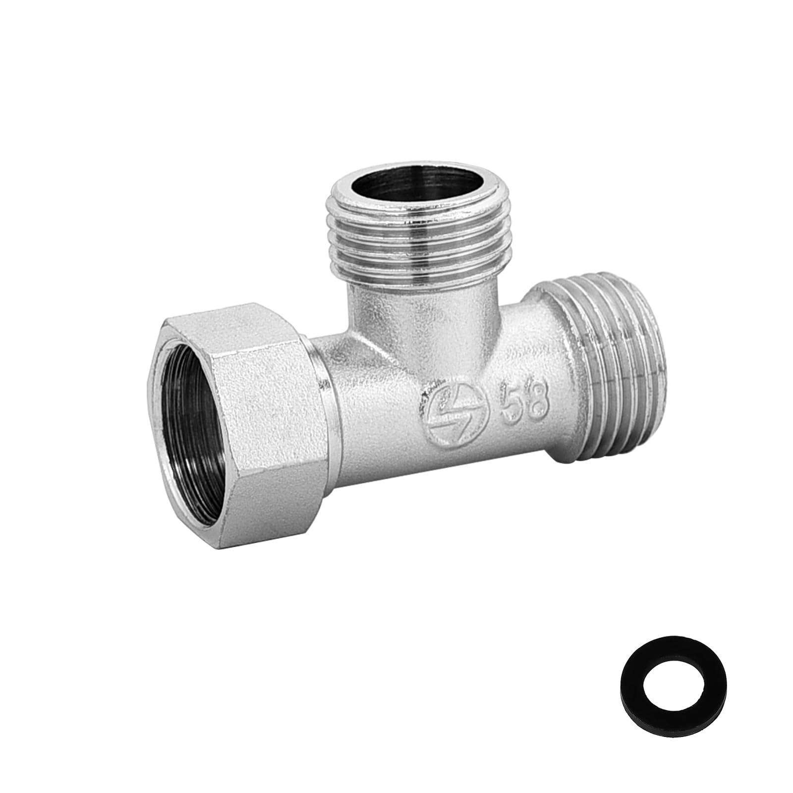 Snapklik.com : Tee Connector 3 Way T-Shape Hose Connector Equal Pipe ...