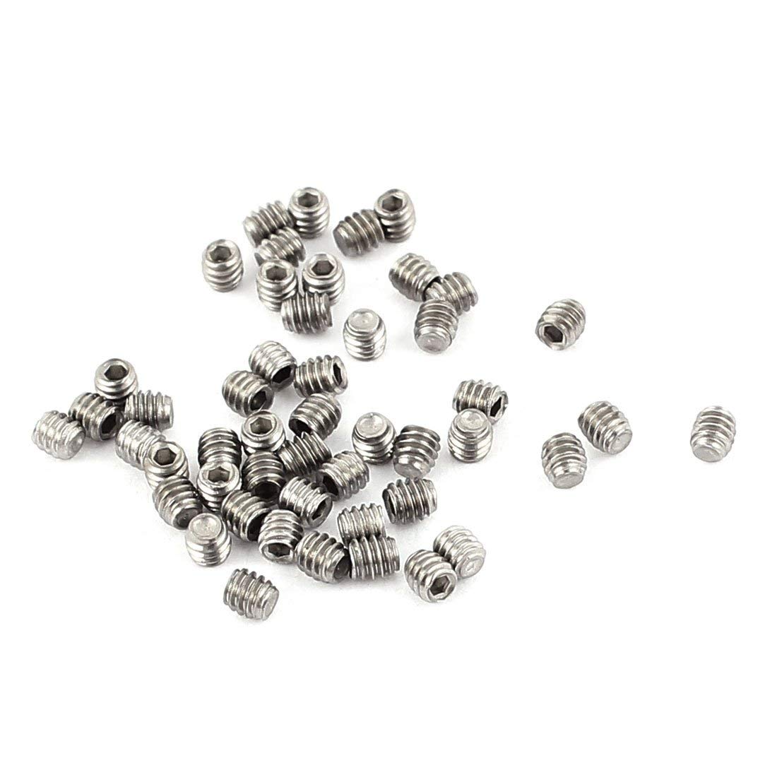 Buy Generic 50Pcs M2 x 2mm Stainless Steel Hex Socket Set Grub Screws ...