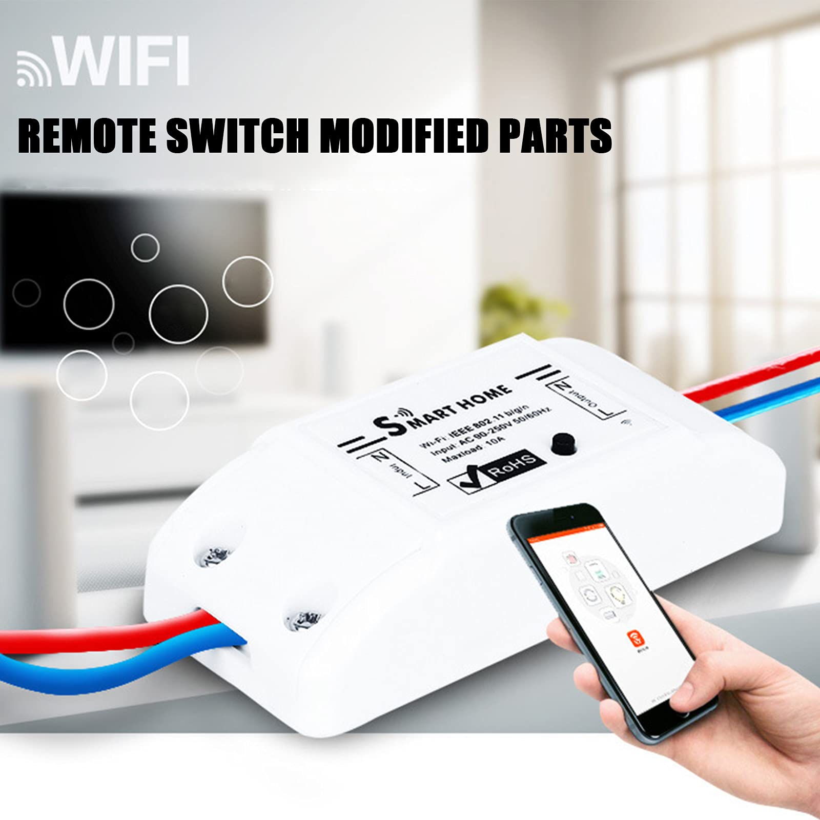 Cellular Remote Control 5 Way Wireless Remote Controlled Sockets