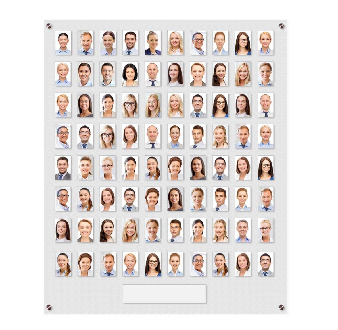 Get Acrylic Photo Frames - Frosted Clear 80 Pocket Image Staff, Student ...