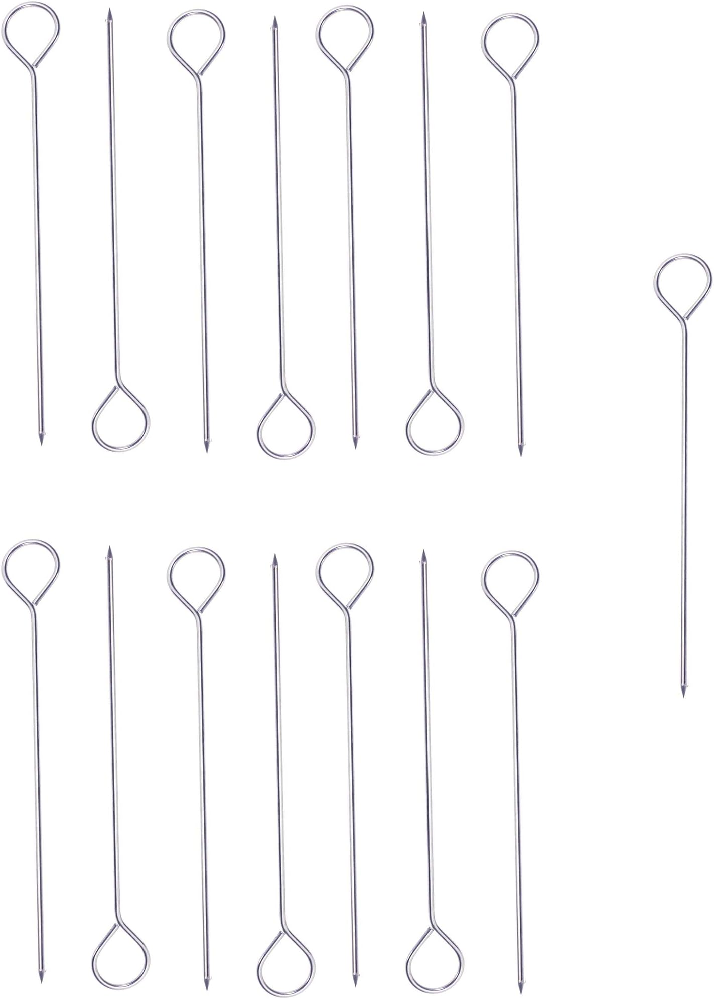Amazon.com: 50Pcs 6Inch Turkey Pins,Alele Poultry Lacers Stainless ...