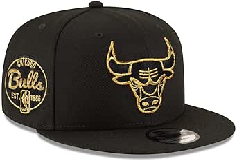 Amazon.com: New Era Chicago Bulls 9FIFTY Est. 1966 Gold Patch Retro ...